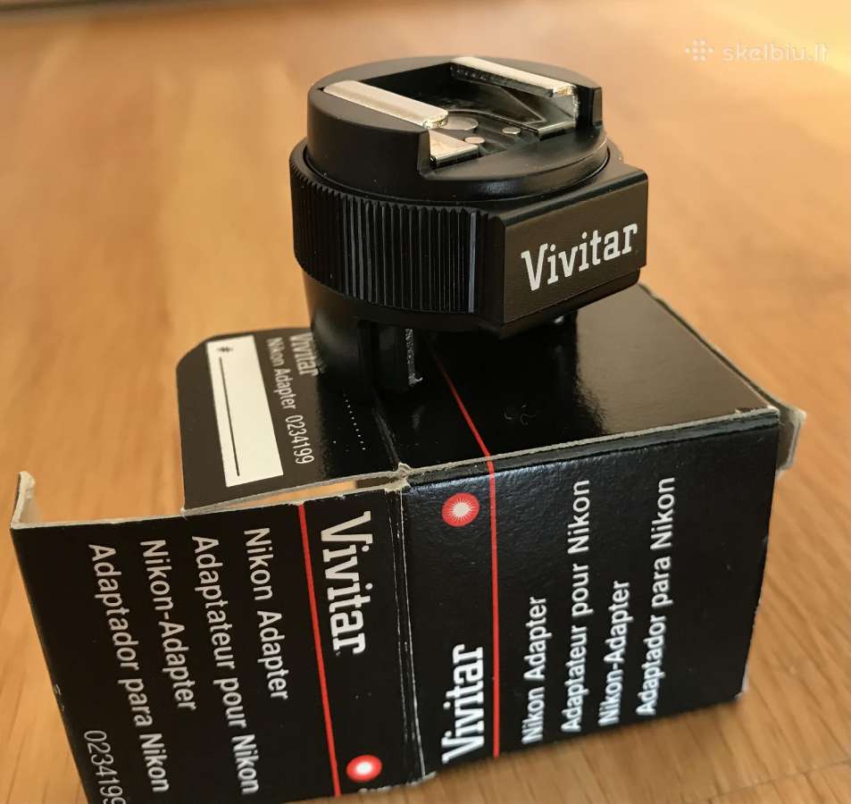 Vivitar Nikon Flash adapteris - Skelbiu.lt