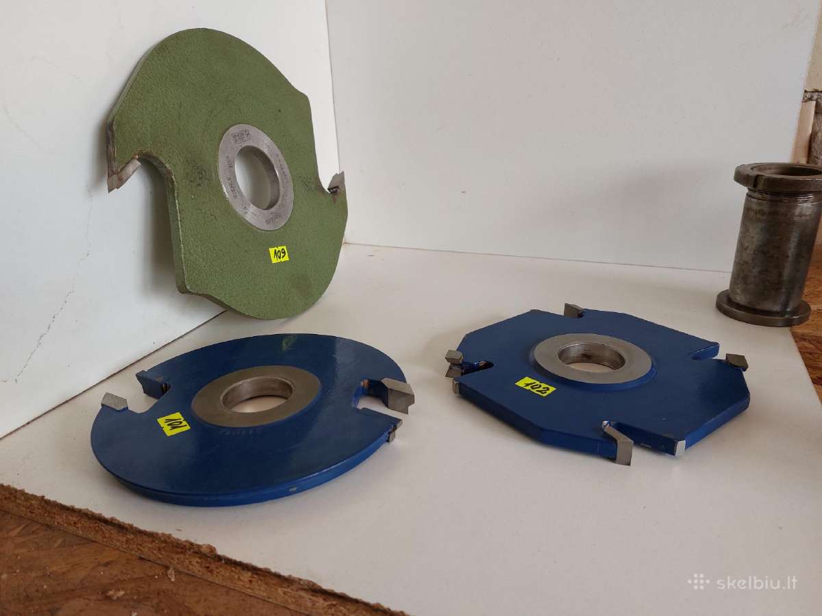Medienos apdirbimo sukirtimo frezos (lėkštės) - Skelbiu.lt