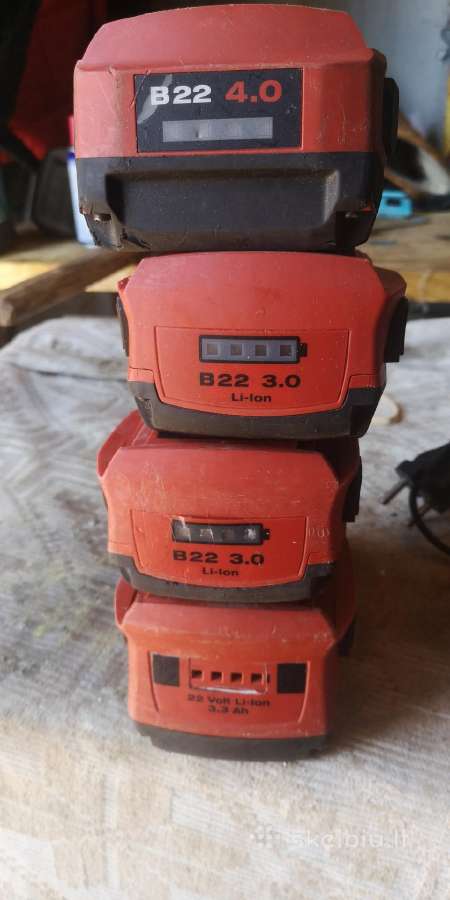 Hilti baterijos - Skelbiu.lt
