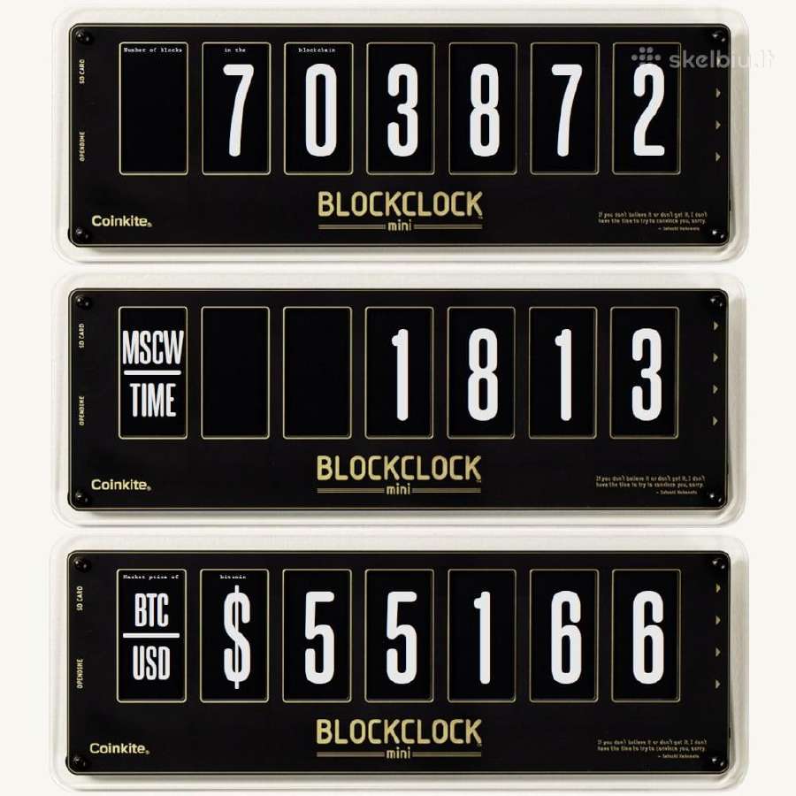 Blockclock mini - Skelbiu.lt