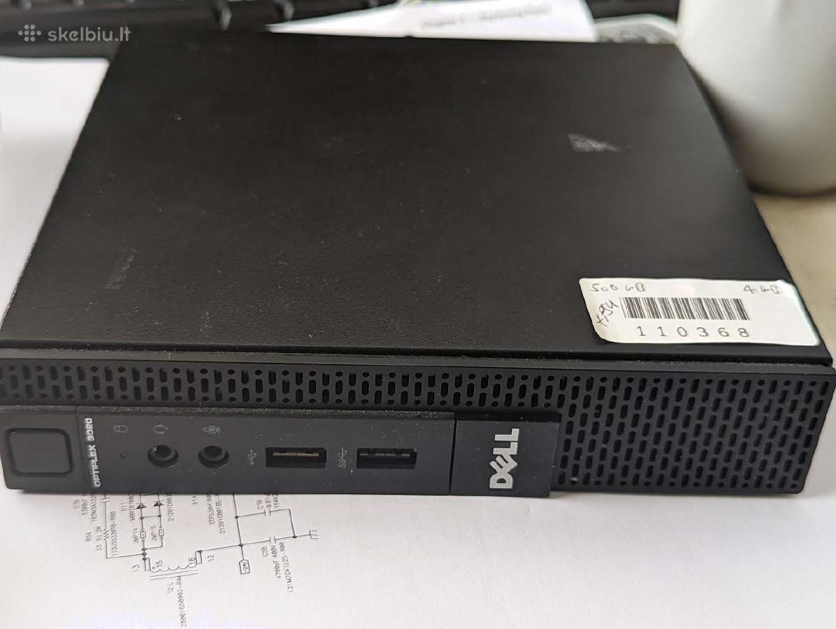 Dell Optiplex 3020 micro i5 4gb 500gb Lan Win10 - Skelbiu.lt