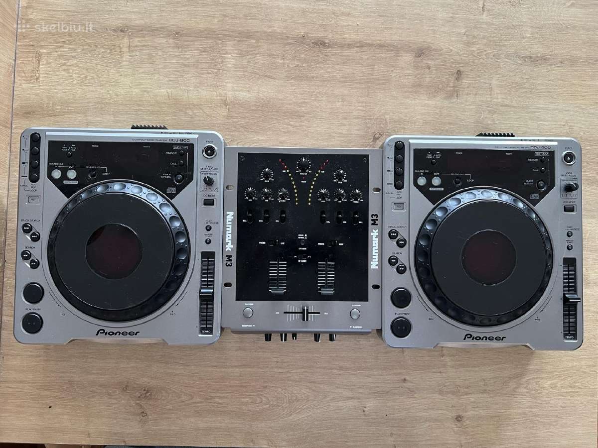 Pioneer Cdj-800 Mk1 x2 + Numark M3 - Skelbiu.lt
