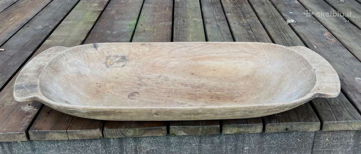 Didelė senovinė medinė gelda - Skelbiu.lt