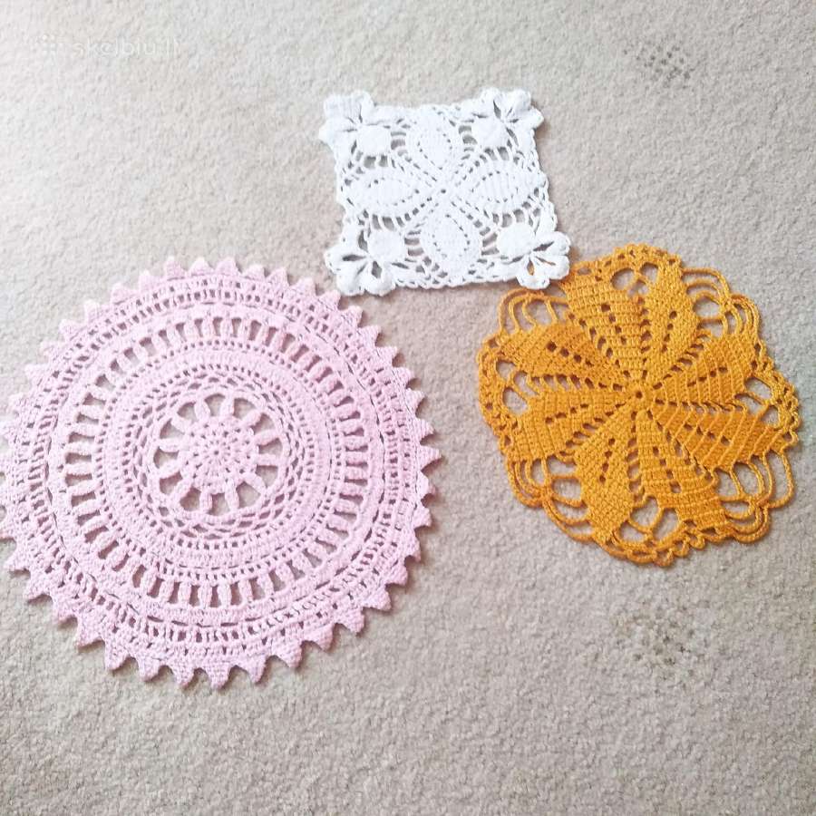 Vašeliu nertos servetėlės - Skelbiu.lt