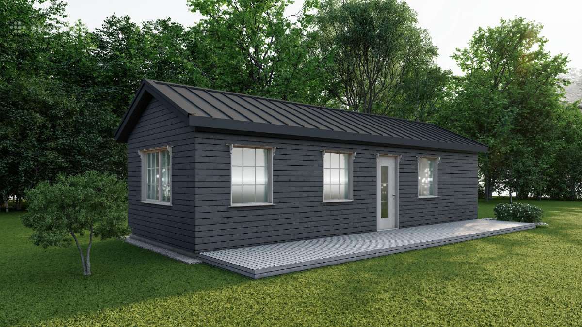 Parduodamas karkasinio tipo modulinis namukas - Skelbiu.lt