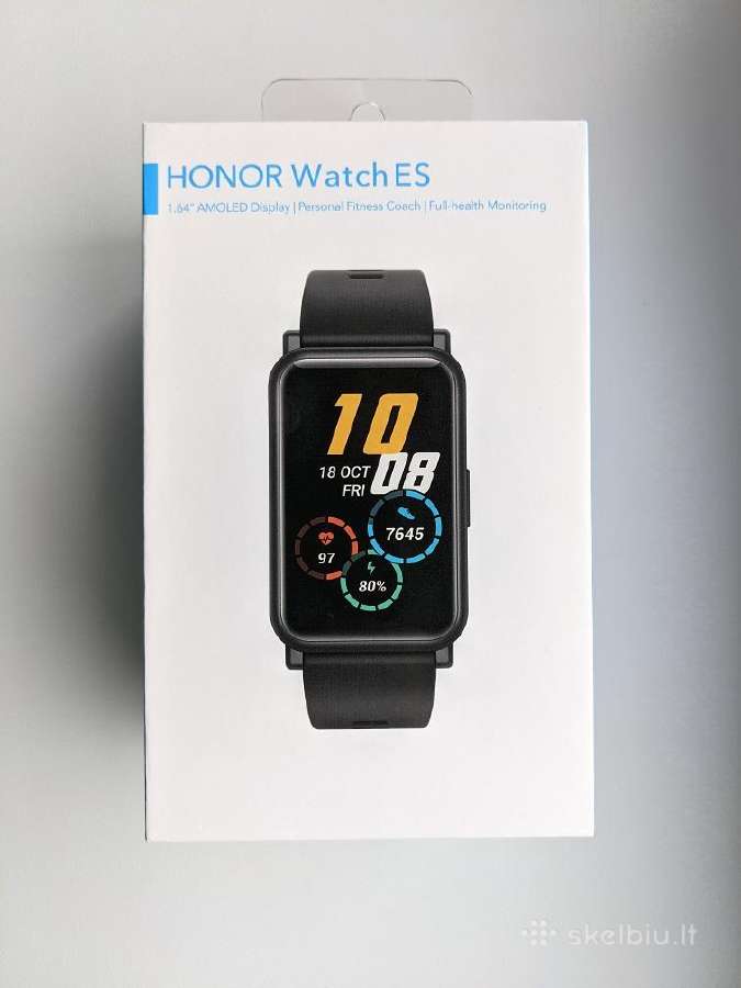 Huawei Honor Watch Es Meteorite Black - Skelbiu.lt