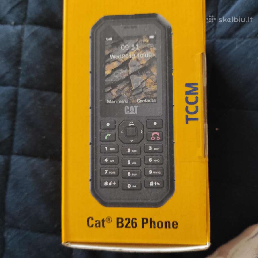 Telefonas Cat B26, Dual Sim, Black - Skelbiu.lt