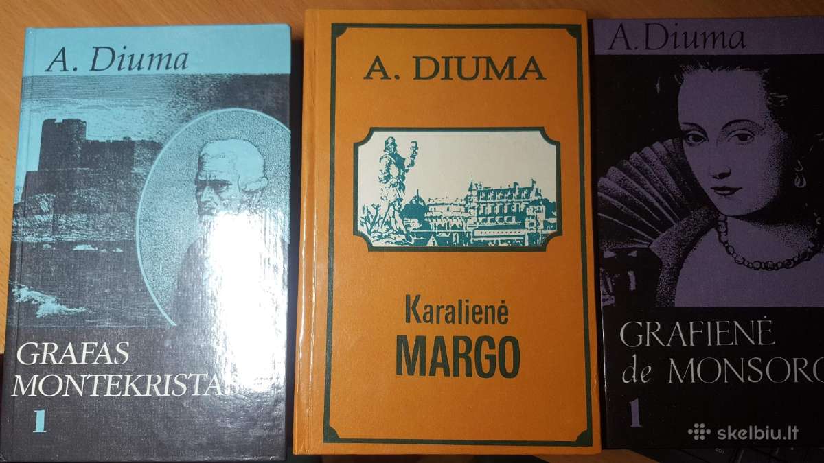 Parduodami Aleksandro Diuma (tėvo) romanai - Skelbiu.lt