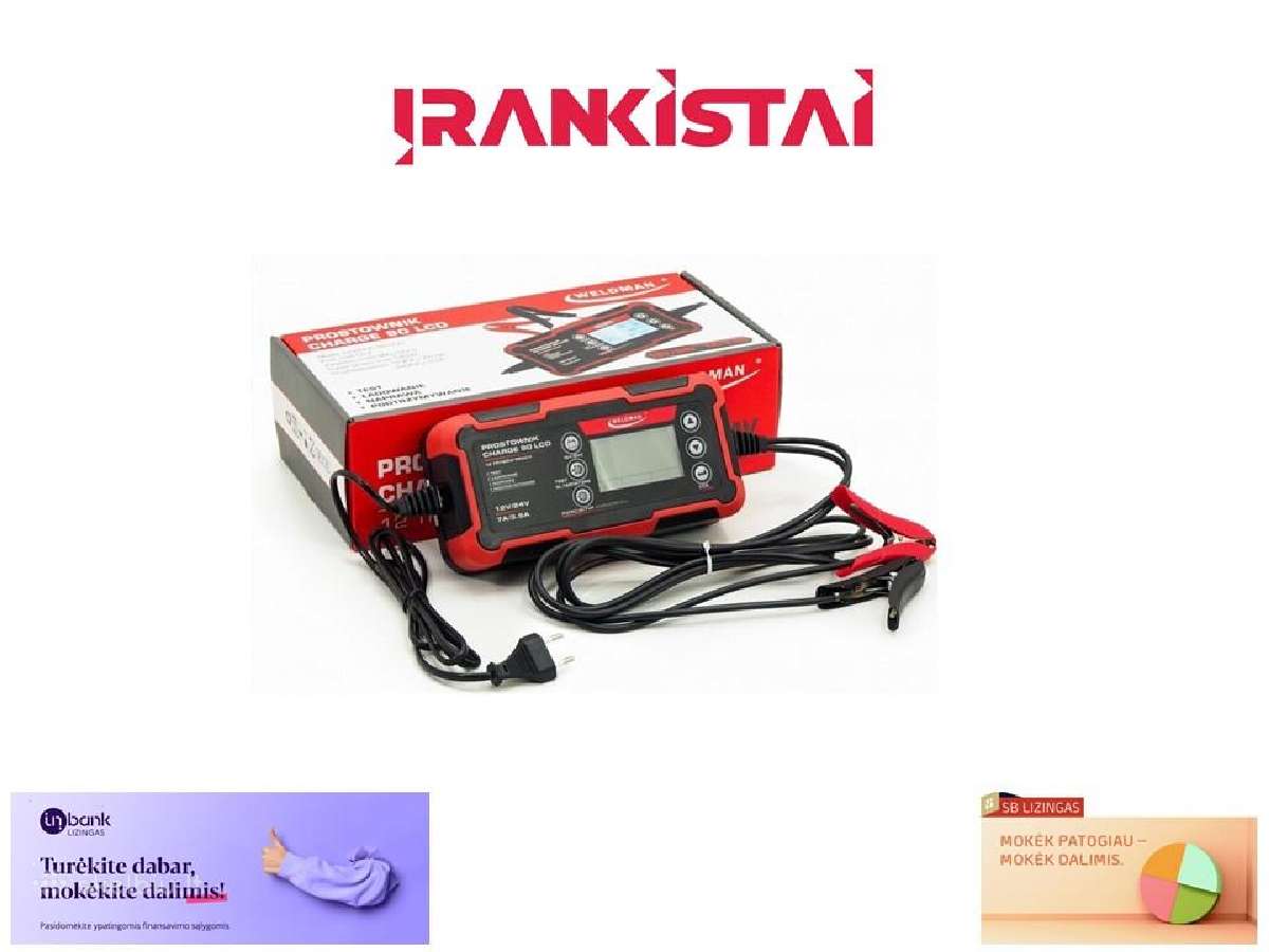 Mikroprocesinis pakrovėjas 12/24v 14-230 Ah - Skelbiu.lt