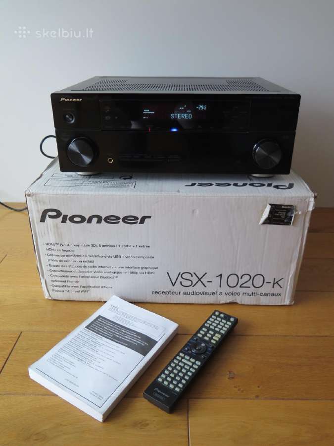 Pioneer Vsx-1020k AV Resyveris-stiprintuvas 7x110w - Skelbiu.lt
