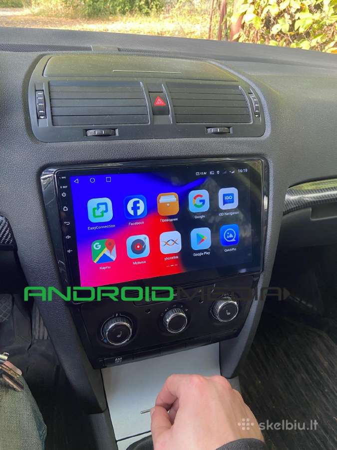 Skoda octavia 2 Multimedija . Android 12 - Skelbiu.lt