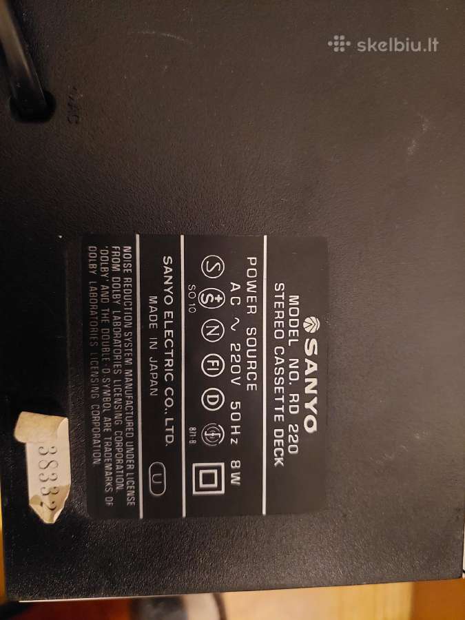 Sanyo rd 220 - Skelbiu.lt