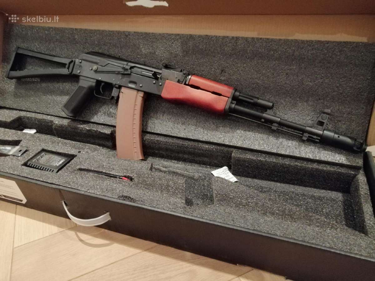 Airsoft Ak-74s Blowback Full Metal - Skelbiu.lt