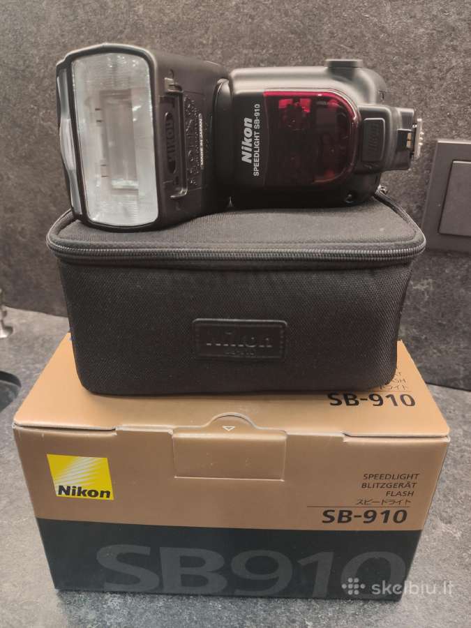 Blykstė nikon SB-910 - Skelbiu.lt