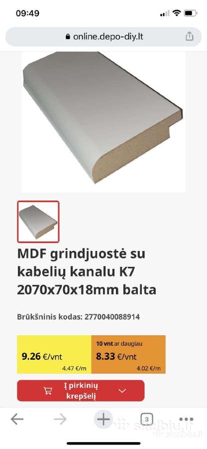 Plintusai - Skelbiu.lt