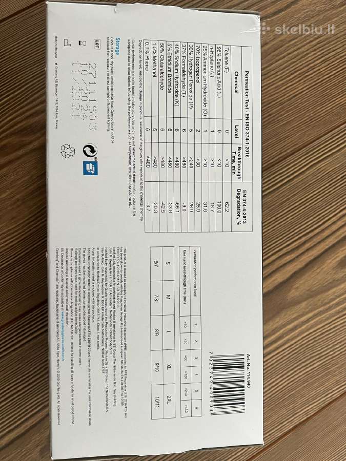 Vienkartinės pirštinės nuo chemikalų įvairių dydži - Skelbiu.lt Vienkartinės pirštinės nuo chemikalų įvairių dydži - Skelbiu.lt