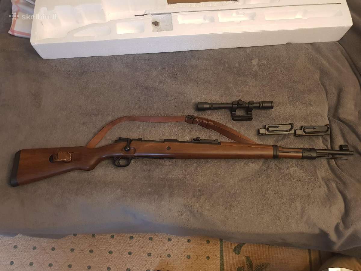 Upgraded Snow wolf Kar98k Springer Airsoft Rifle - Skelbiu.lt