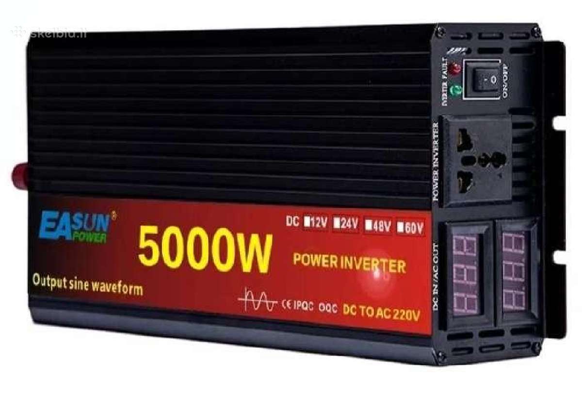 Inverteris is 12v i 220v , sroves keitiklis - Skelbiu.lt