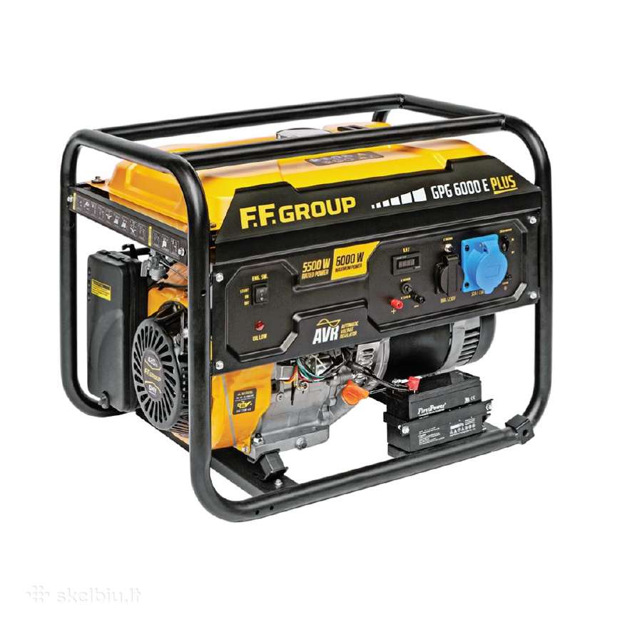 Benzininis generatorius ffgroup 6kw Vienfazis - Skelbiu.lt