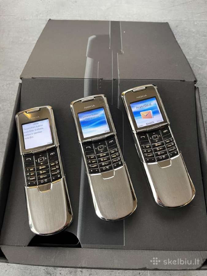 Nokia 8800 Gun Metal ( Made in Germany ) - Skelbiu.lt