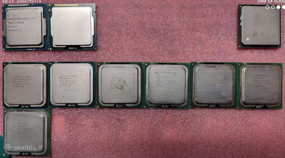 Intel 478 775 1155 1150, Amd 754 939 am2 cpu - Skelbiu.lt