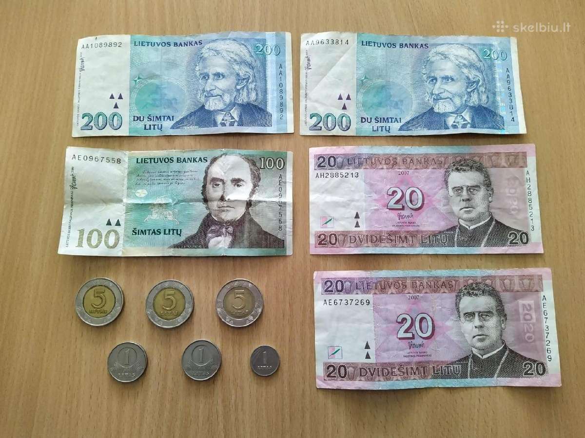 1 litas, 5 litai - Skelbiu.lt