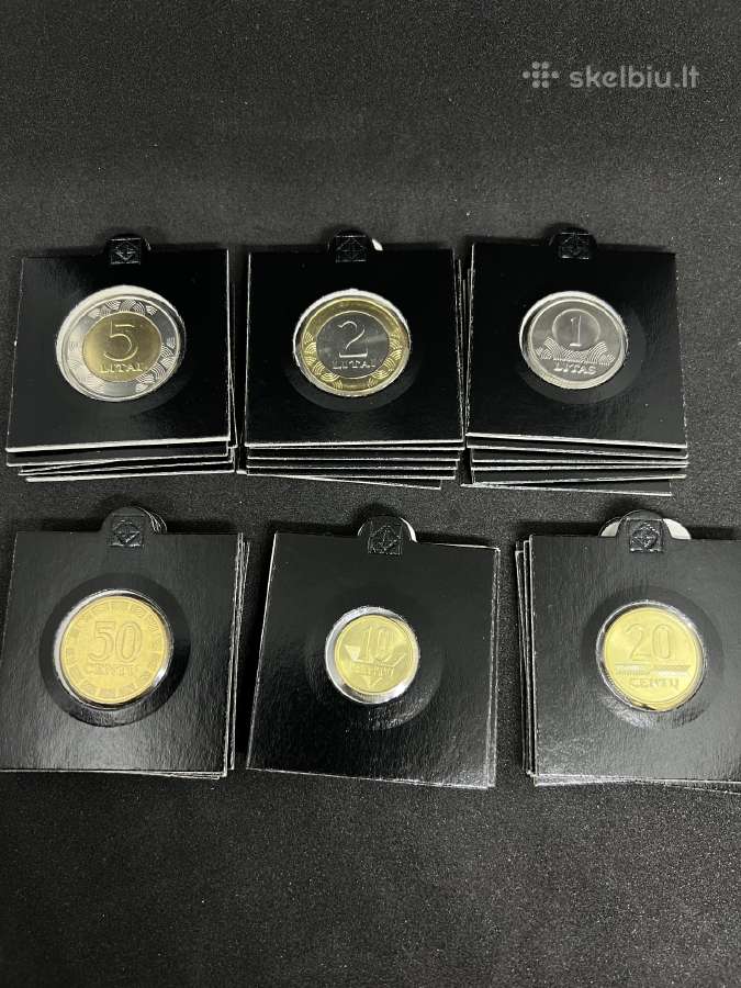 Litų Unc rinkinys - Skelbiu.lt