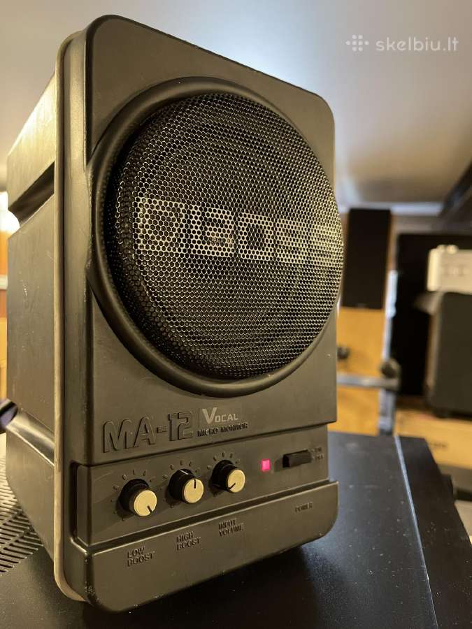 Roland Boss ma-12v Vocal micro monitor / kolonėlės - Skelbiu.lt