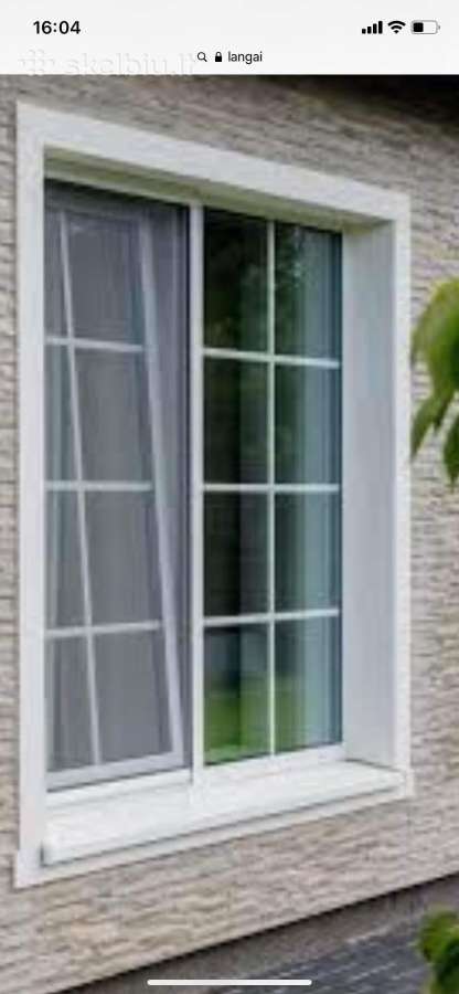 Nauji Pvc Mediniai Aliuminiai Langai ir Durys - Skelbiu.lt