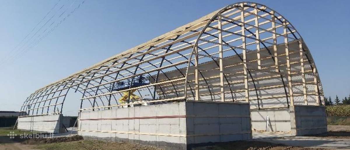 Angaras angarai sandelys konstrukcija nuo 8m-24m - Skelbiu.lt