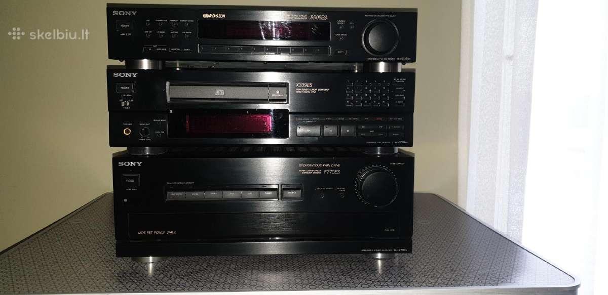 Sony ta f770 es,sony cdp x339es,sony st s505es - Skelbiu.lt