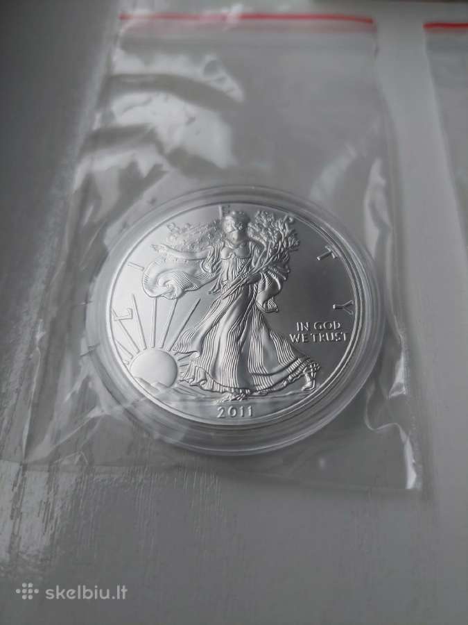 1 oz erelis (usa, 2011, 2012 m.) - 96 vnt. - Skelbiu.lt