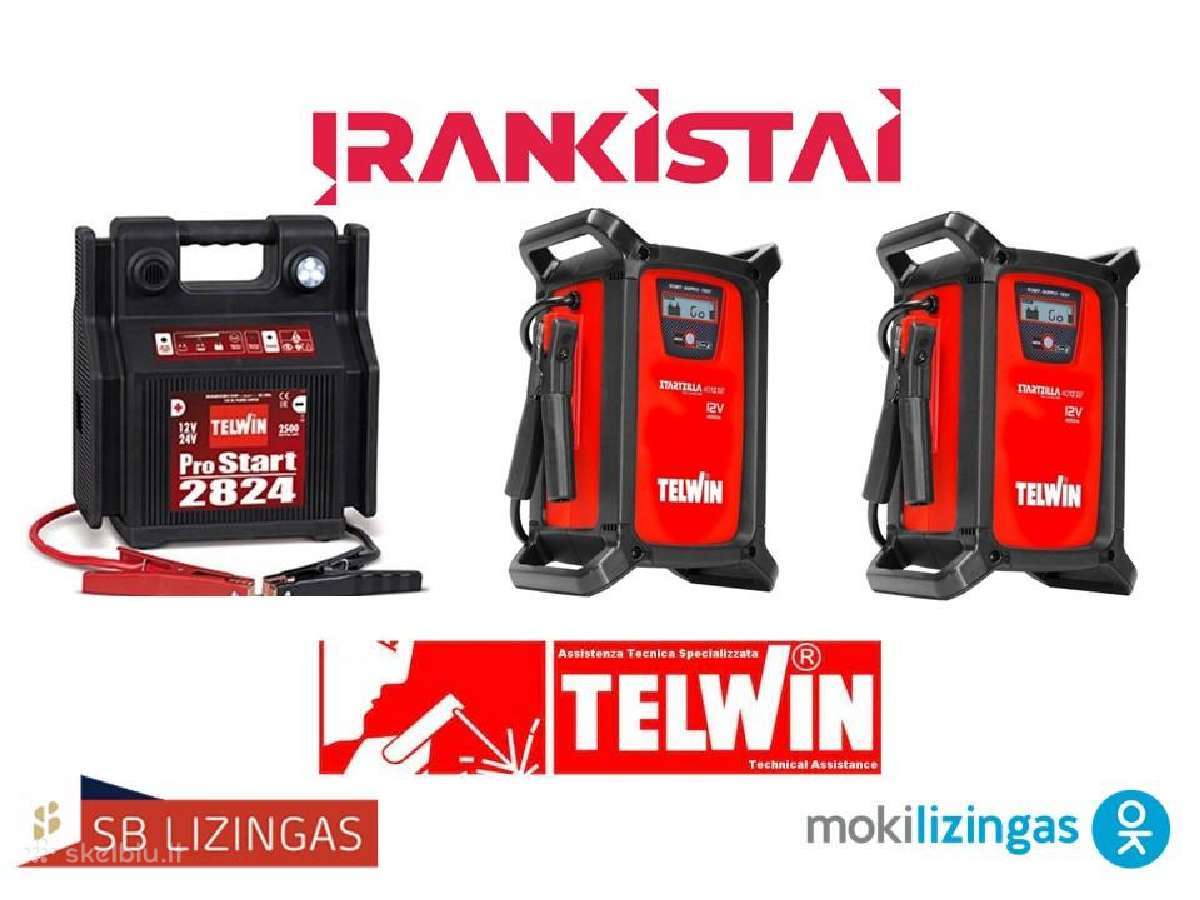 Profesionalūs akumuliatorių paleidėjai, boosteriai - Skelbiu.lt