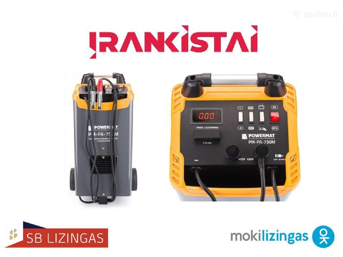 Akumuliatorių pakrovėjas su paleidėju 700a - Skelbiu.lt