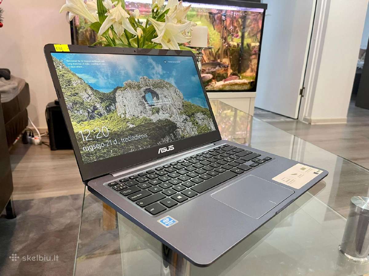 Asus Sonicmaster 14" 128gb SSD, 4gb RAM, Nauja Bat - Skelbiu.lt