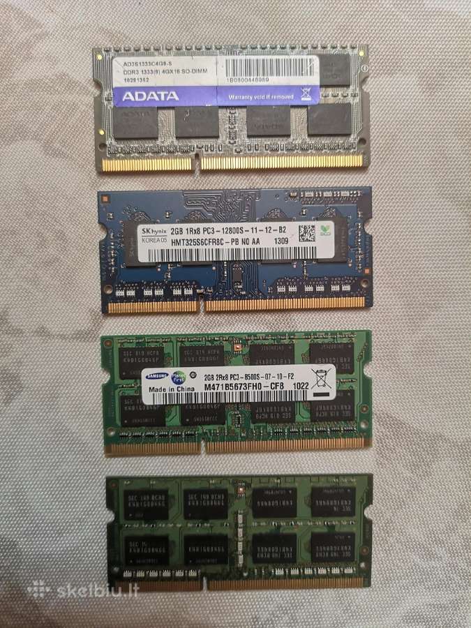 Ddr3 2gb ramai - Skelbiu.lt