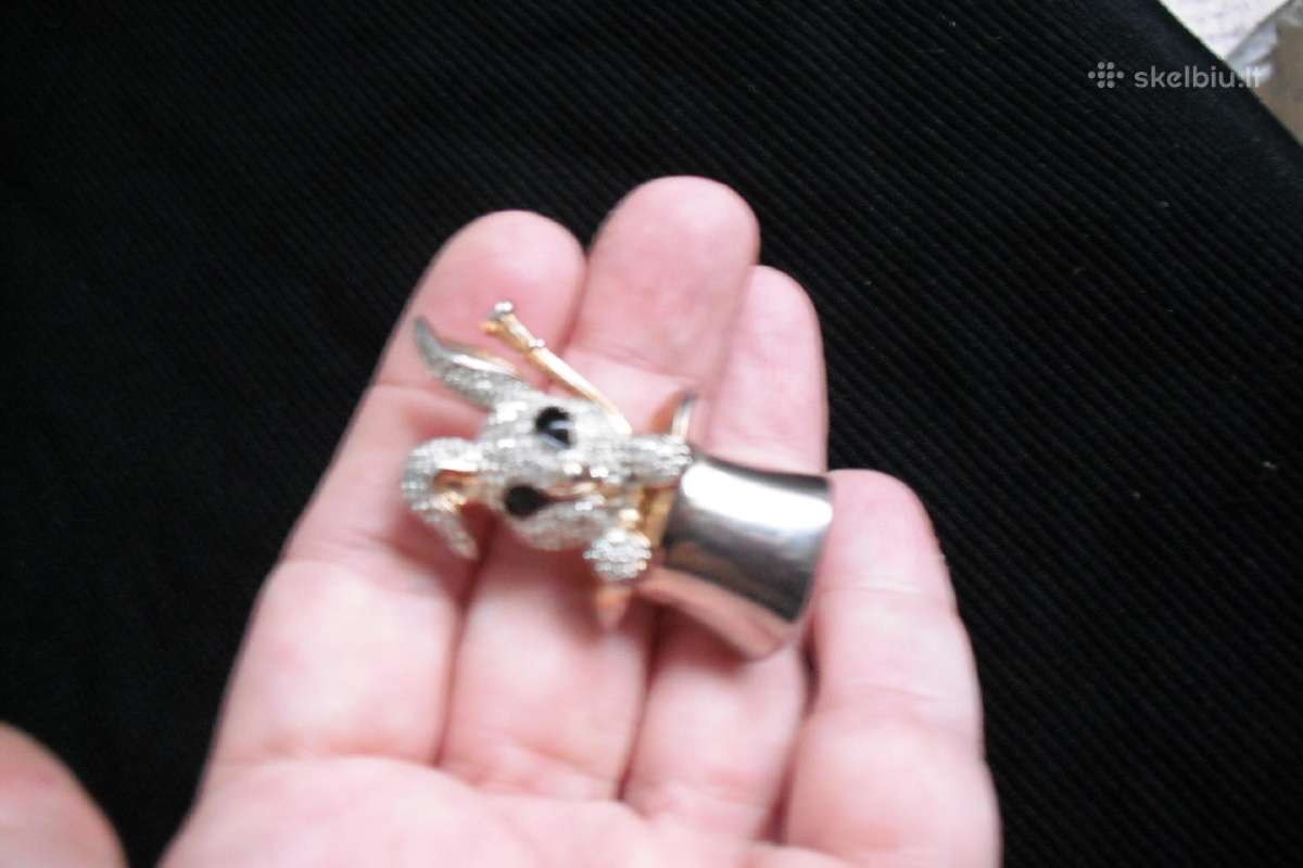 Sage 2in1 su swarovski Triusis/kiskis/zuikis - Skelbiu.lt