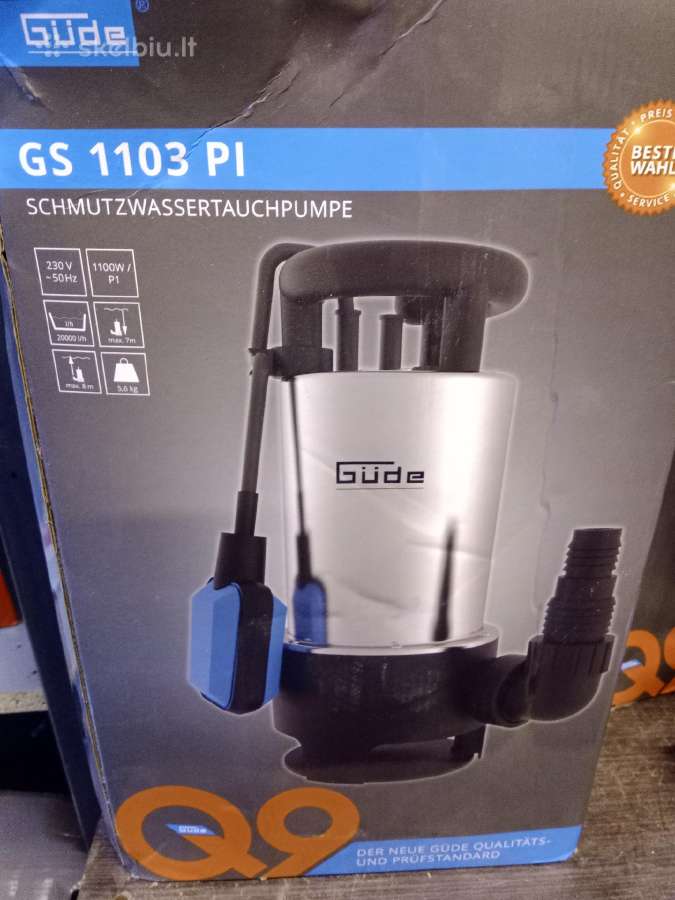 Siurblys nesvariam vandeniui su plude gude - Skelbiu.lt