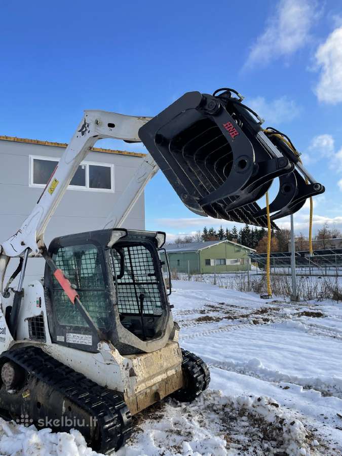 Bobcat mini krautuvo priedai šakes žniples - Skelbiu.lt
