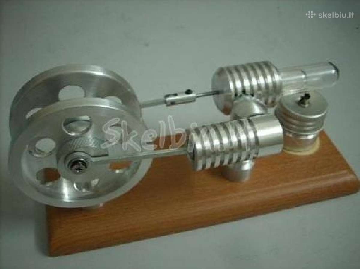 Stirlingo variklis - veikia nuo ugnies - Skelbiu.lt