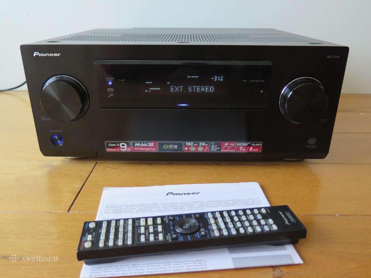 Pioneer Sc-lx75 AV Resyveris-stiprintuvas 9.2x180w - Skelbiu.lt