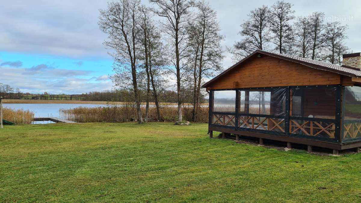 Rąstinė sodyba-pirtis ant ežero kranto Zarasuose - Skelbiu.lt