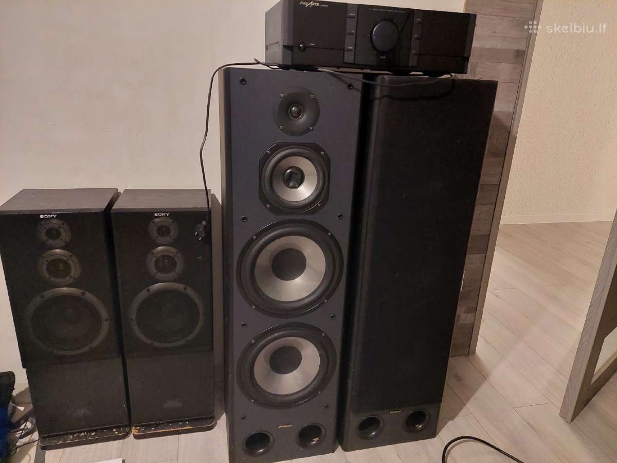 Pasyvios kolonėlės Sony Ir Pionier, stiprintuvas - Skelbiu.lt