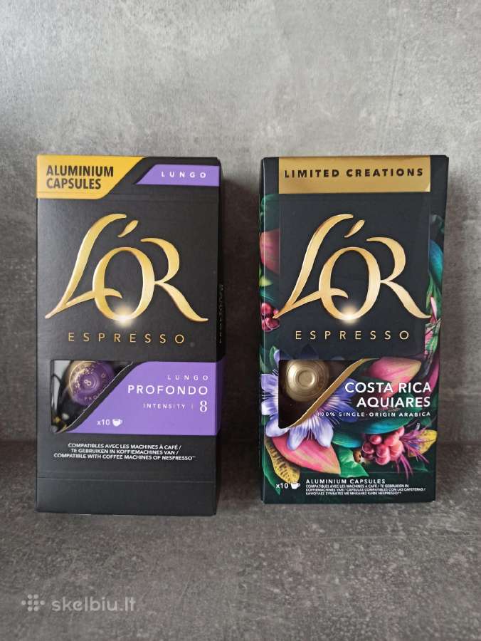 Kavos kapsulės L'or - Skelbiu.lt