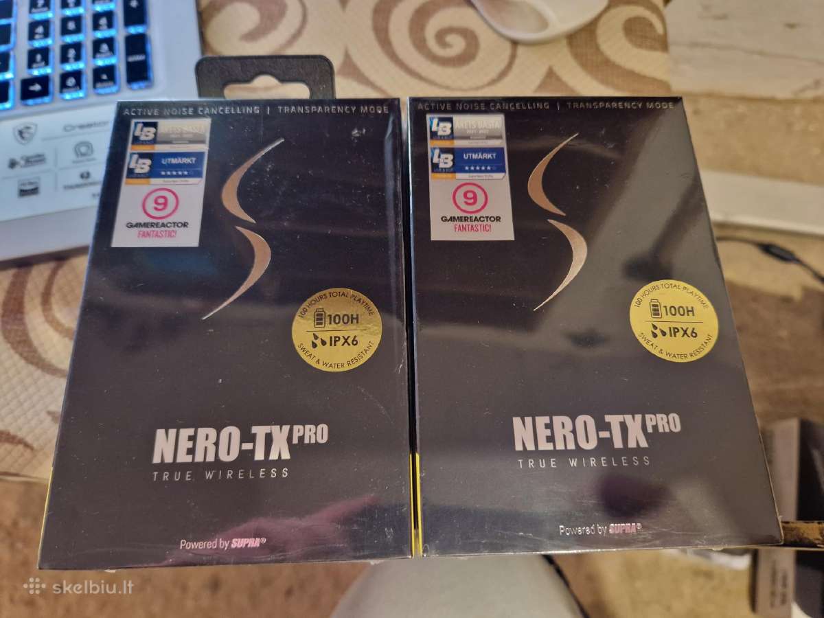 Nero Tx Pro Noise Canceling ausinės - Skelbiu.lt