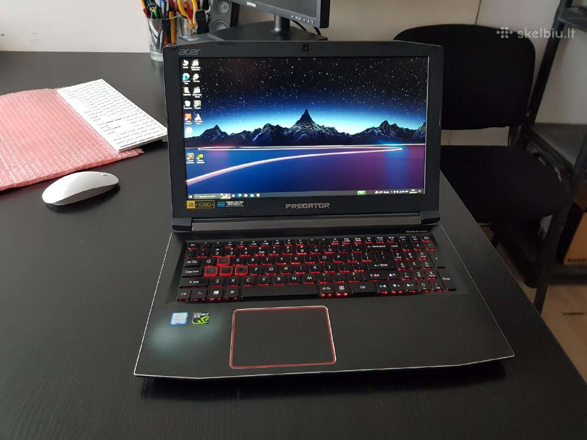 Acer Predator, i7-8750h, 16ram, gtx 1060 6gb - Skelbiu.lt