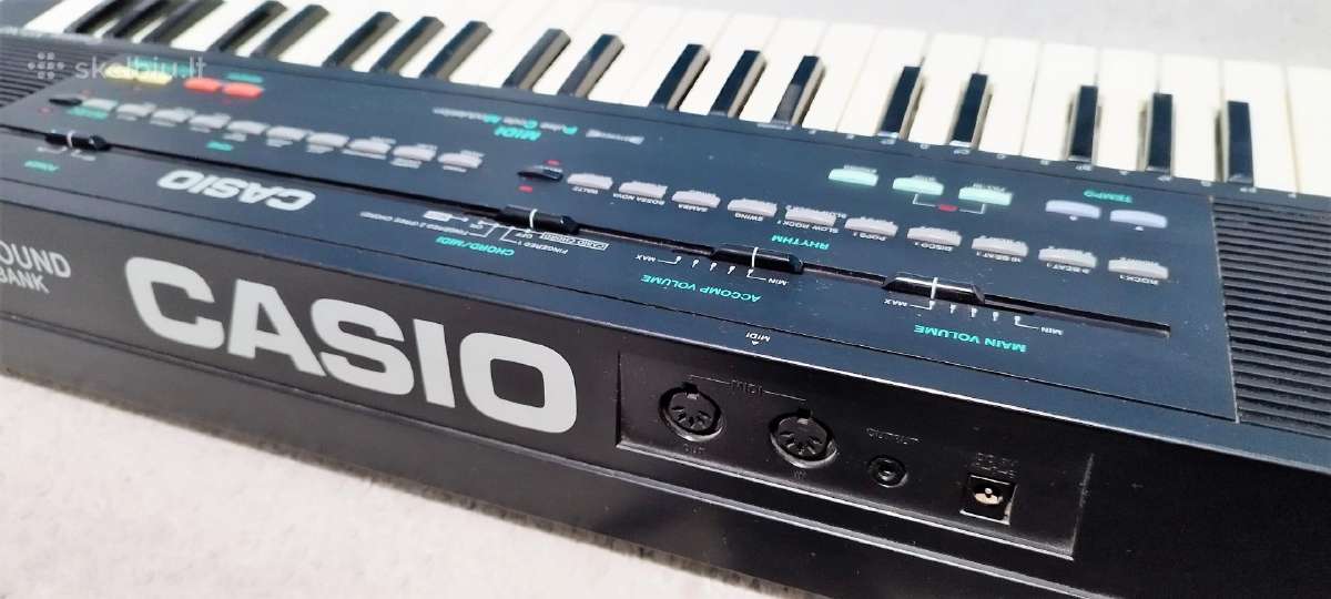 Sintezatorius Casio Casiotone Mt-240, Midi jungtys - Skelbiu.lt