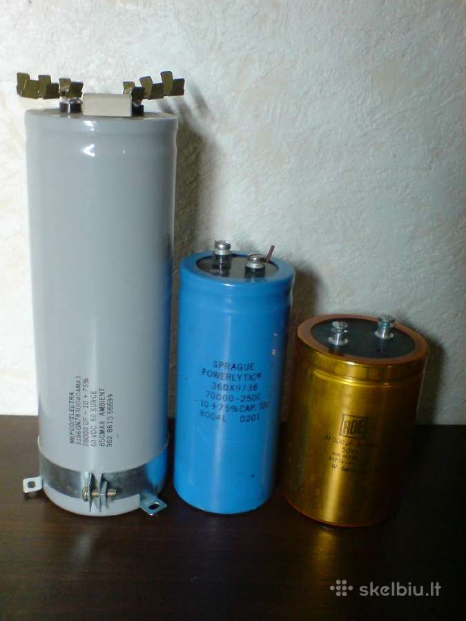 Dideles talpos kondensatoriai - Skelbiu.lt