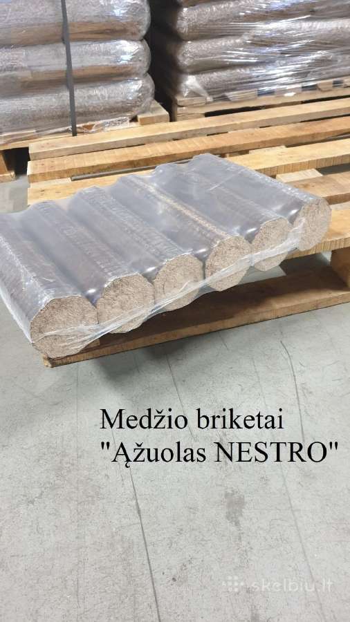 Parduodu ąžuolo nestro briketus - Skelbiu.lt