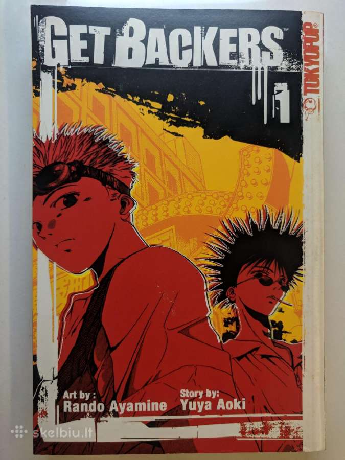 Get Backers Manga Vol1 Anime Komiksai - Skelbiu.lt